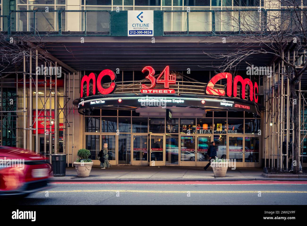 Die AMC 34th Street Cinemas in der West 34th Street in New York am ...