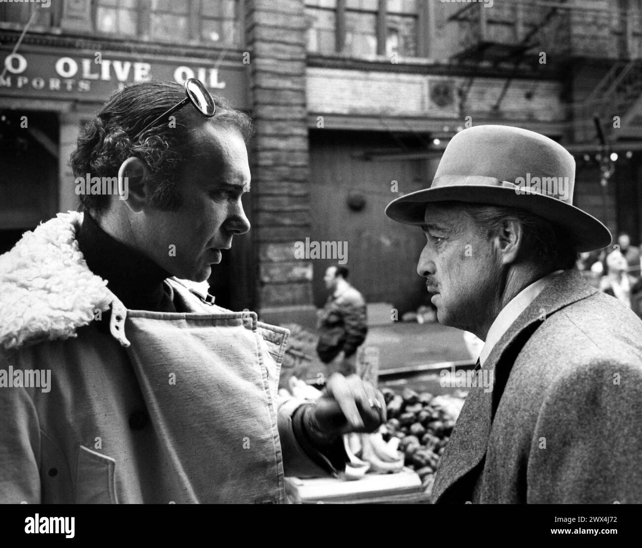Vito corleone Schwarzweiß-Stockfotos und -bilder - Alamy