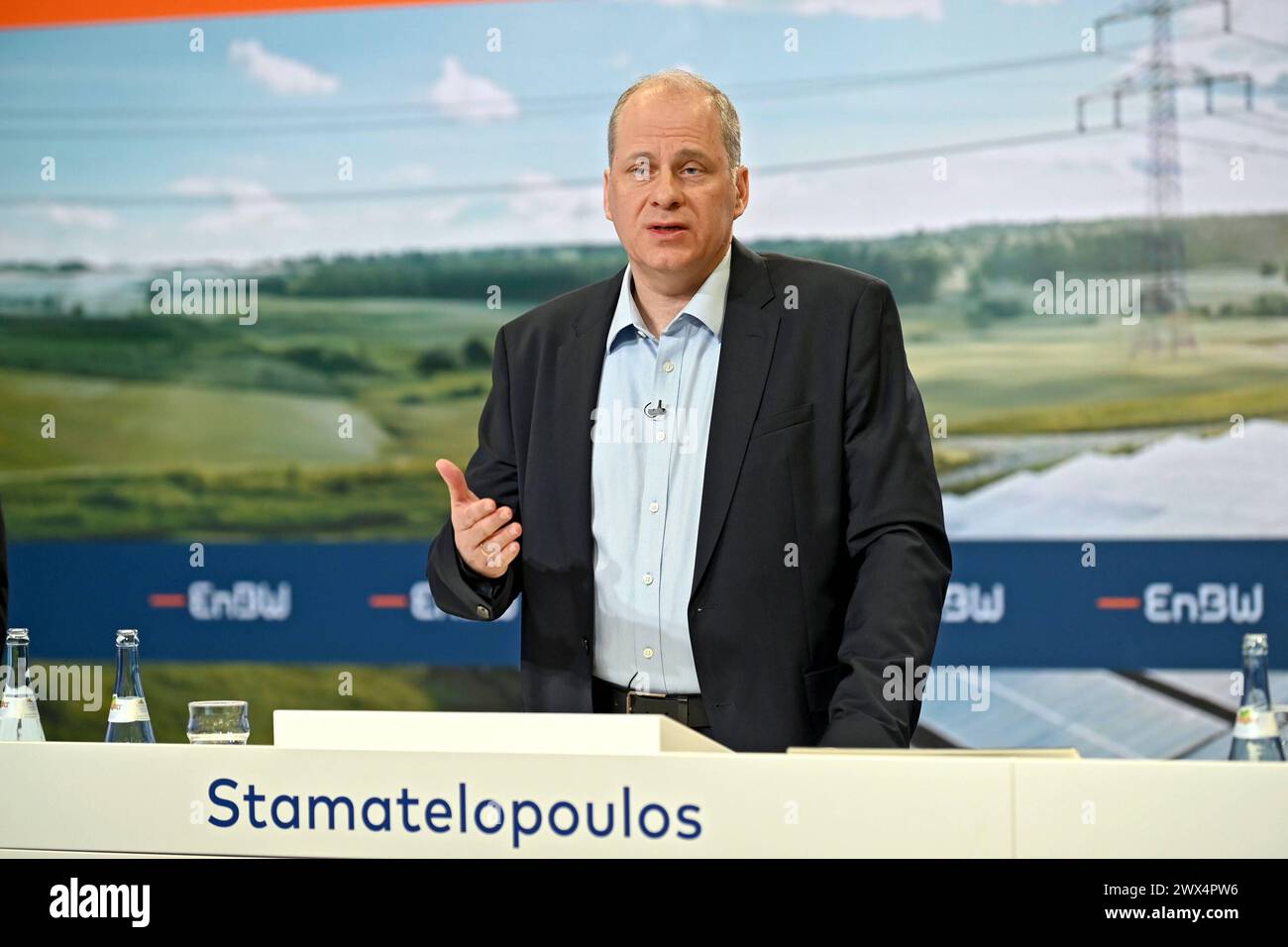 EnBW AG - Bilanzpresssekonferenz 2024. Georg Nikolaus Stamatelopoulos ...