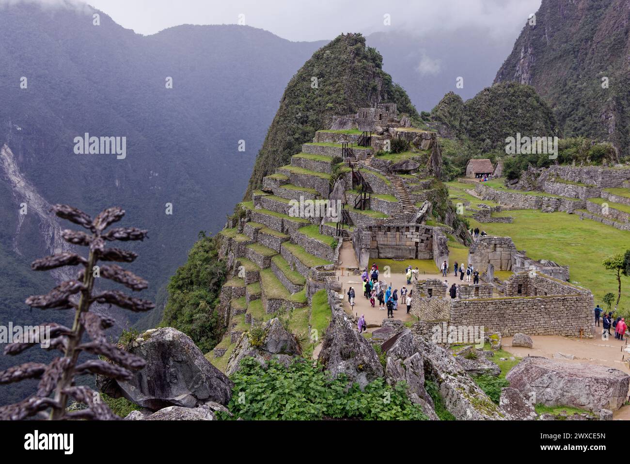 Machu Picchu, Peru. Januar 2024. Das historische Heiligtum Machu Picchu wurde 1983 von der ...