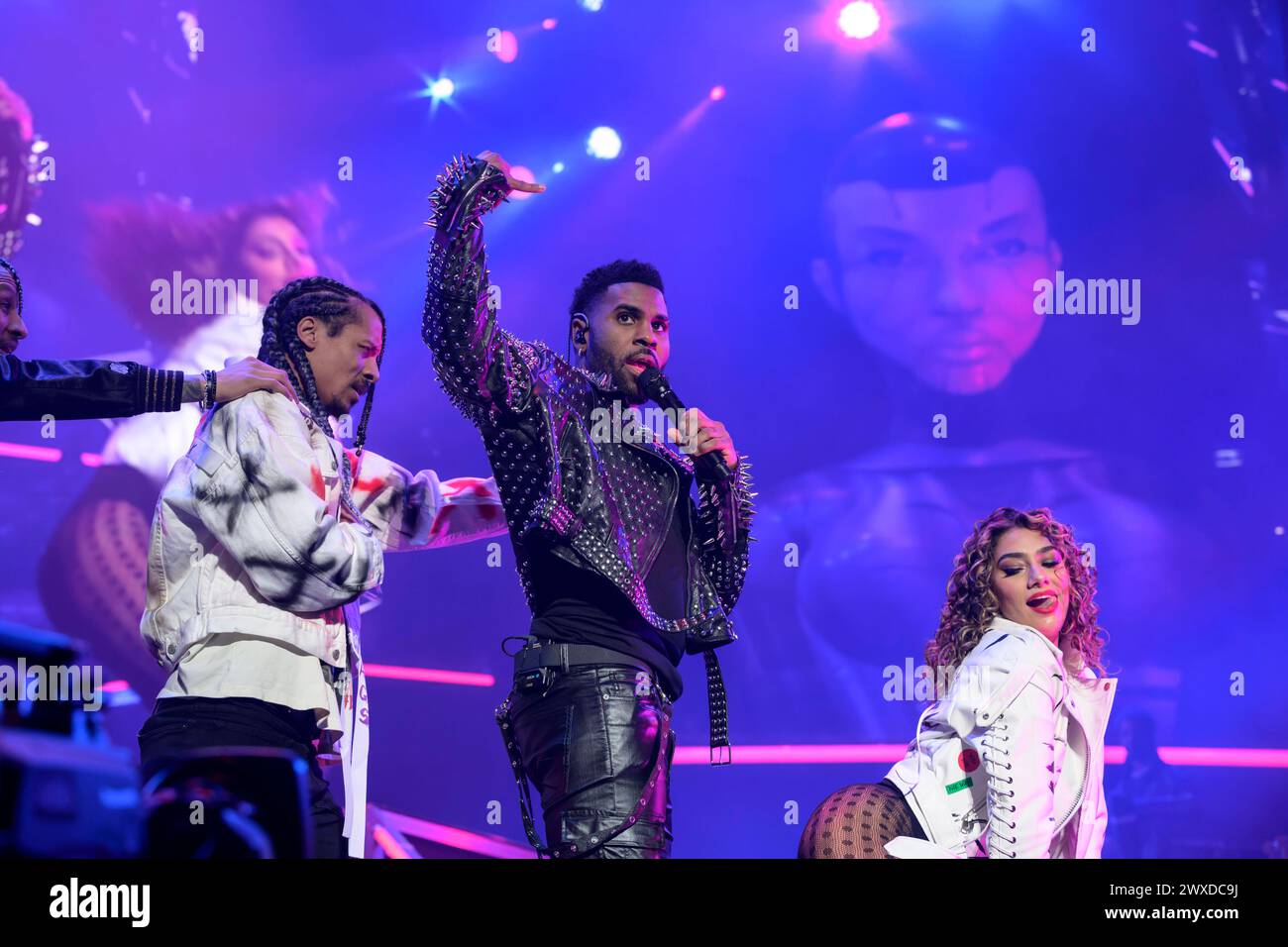 Jason Derulo Nu King Tour 2024 live in der Olympiahalle, München am 26. ...