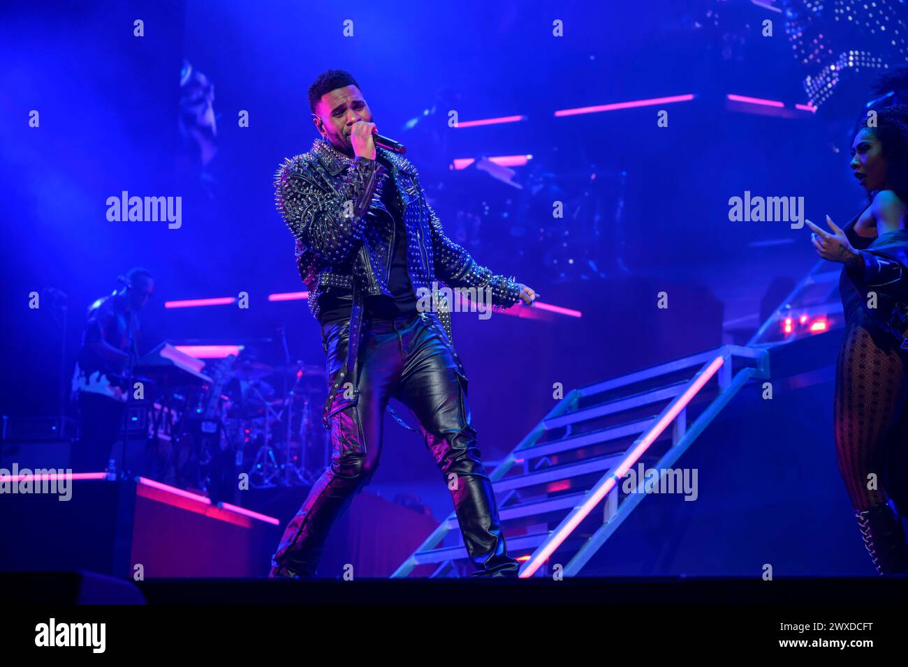 Jason Derulo Nu King Tour 2024 live in der Olympiahalle, München am 26. ...