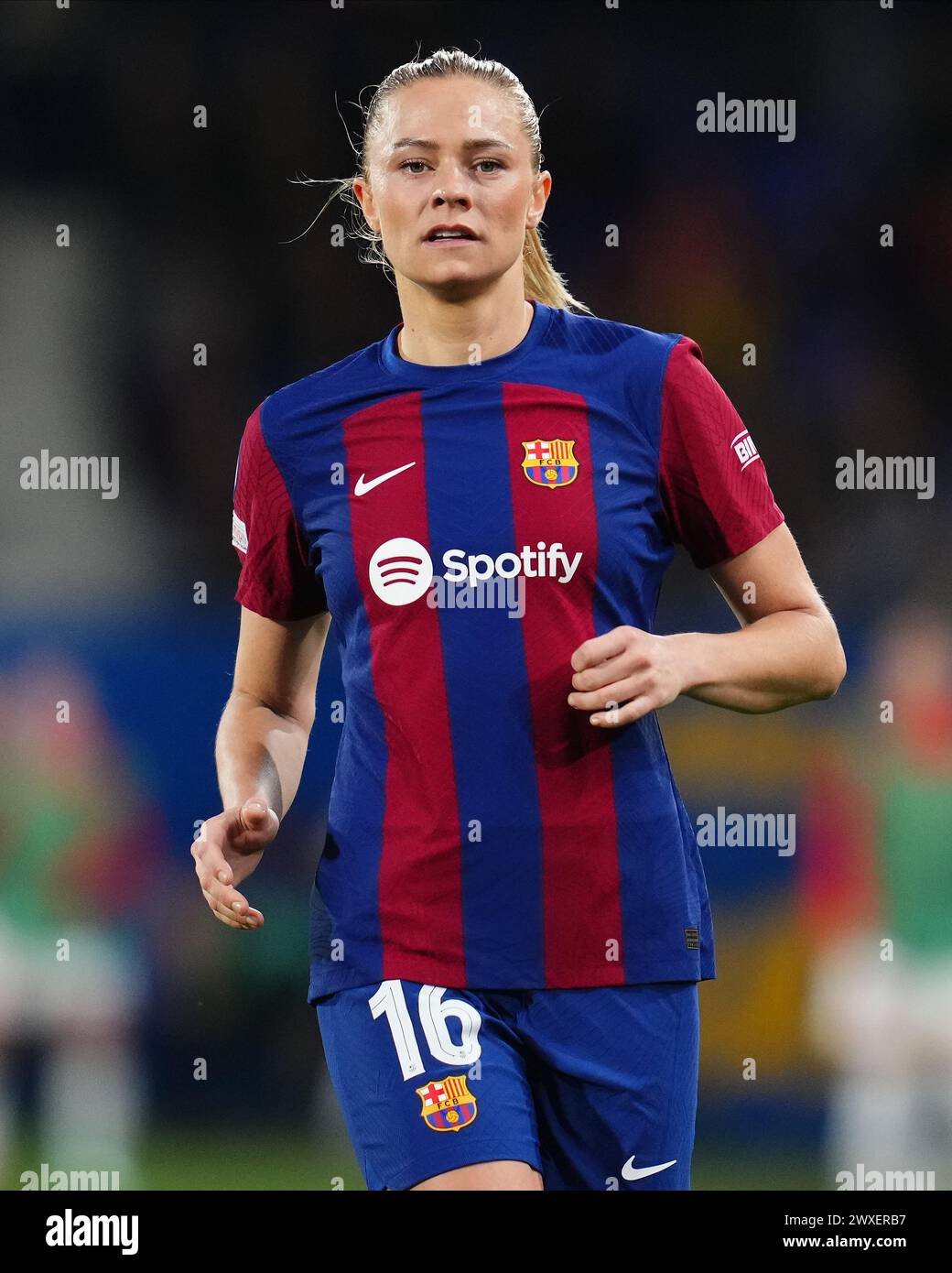 Fridolina Rolfo vom FC Barcelona spielte am 28. März 2024 im Johan ...