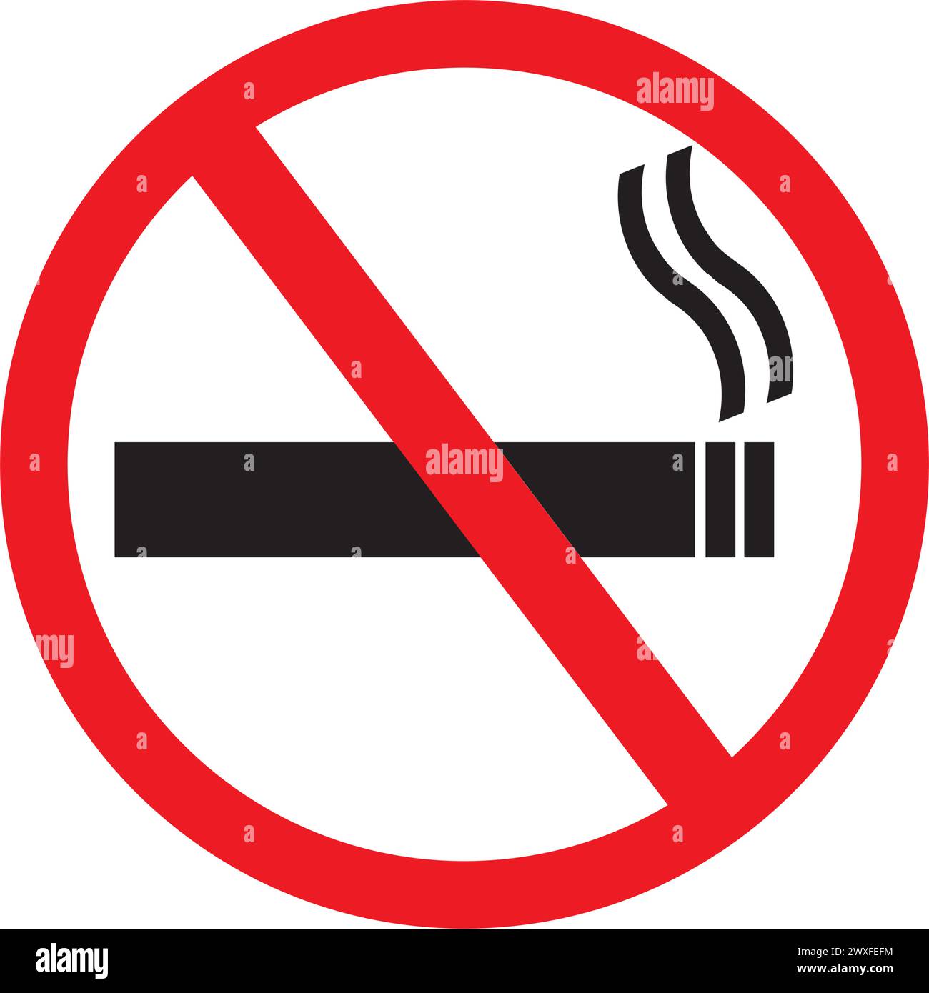Stopp e zigaretten Stock-Vektorgrafiken kaufen - Alamy