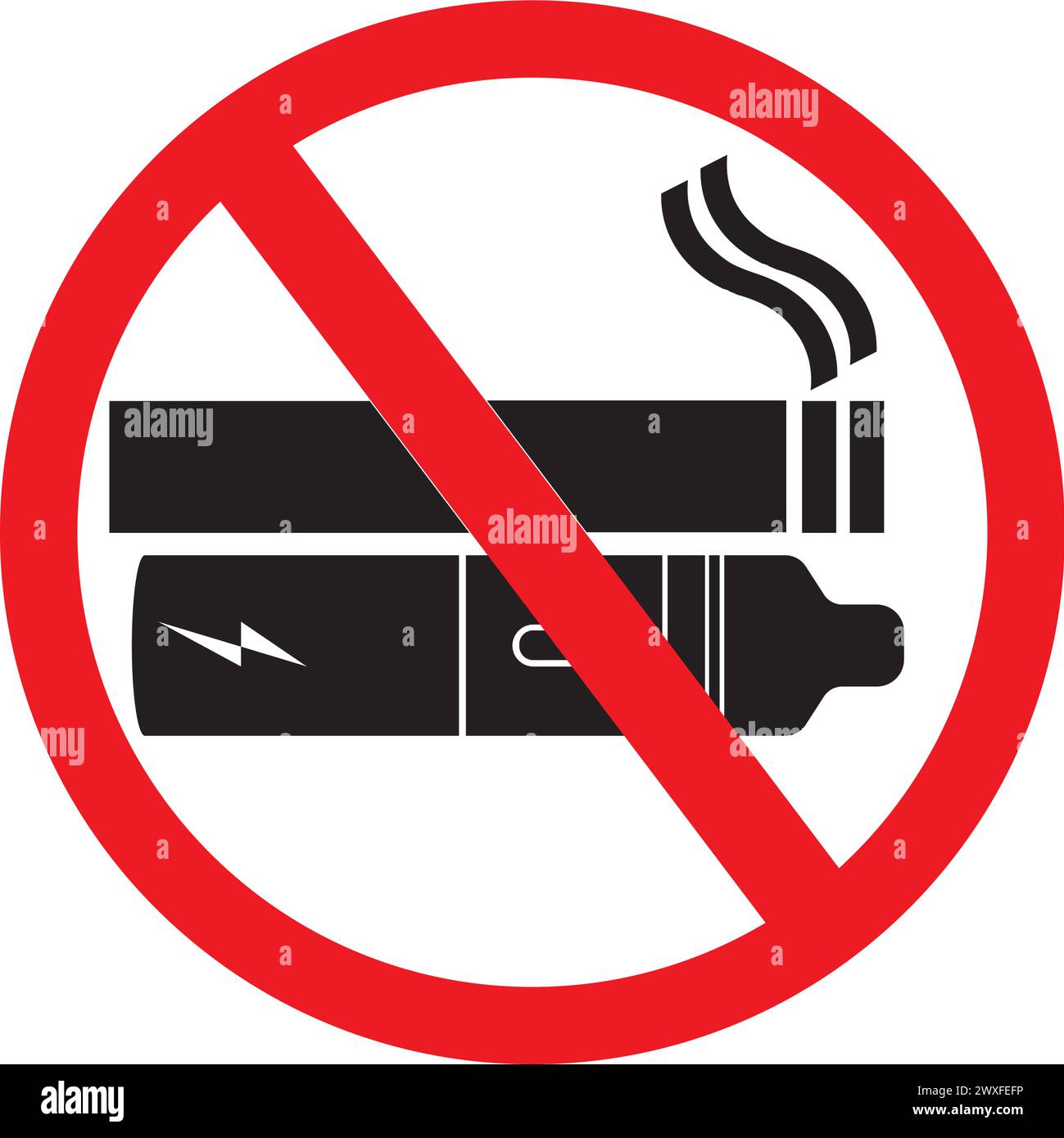Stopp e zigaretten Stock-Vektorgrafiken kaufen - Alamy