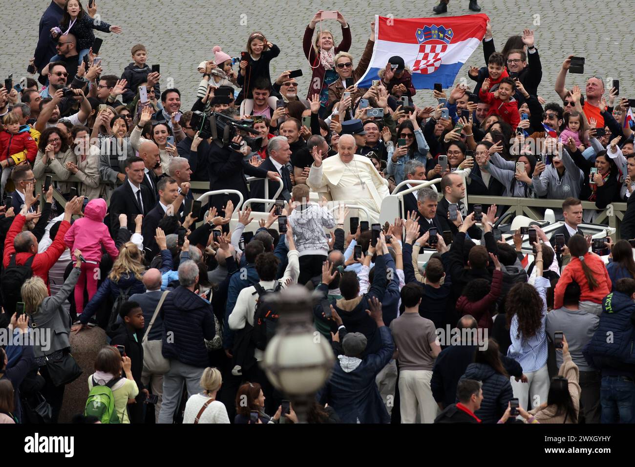 Vaticano, Italien. 31. März 2024. Vatikanstadt, Italien 31.03.2024 ...