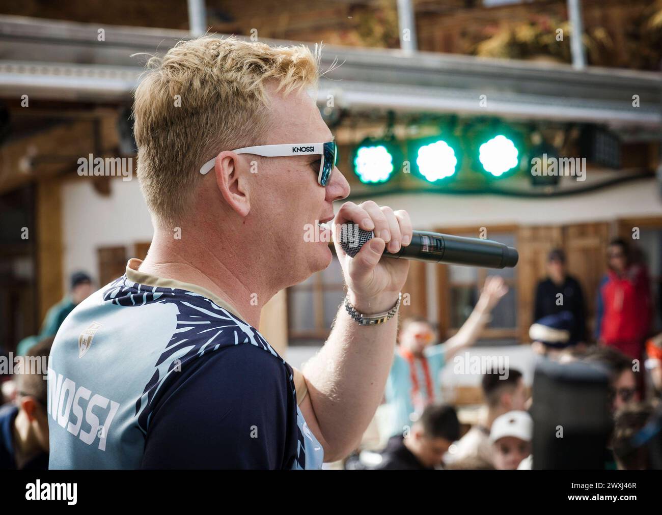 29.03.2024, Saalbach, AUT, unterwegs in Salzburg, Knossis Erster APRES ...