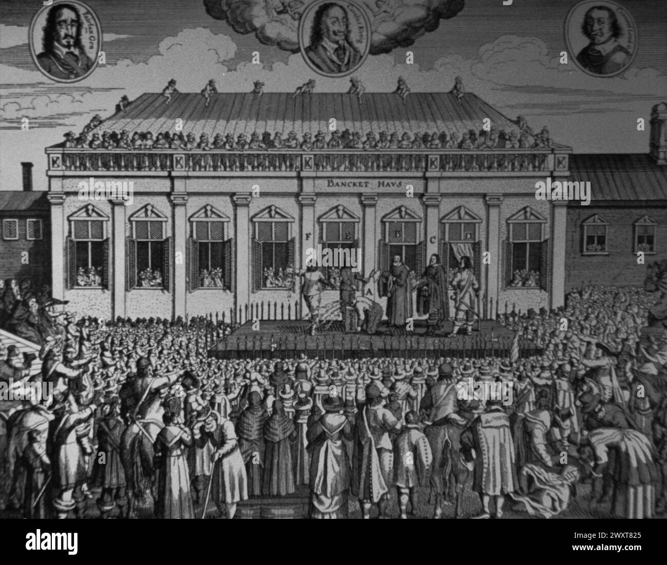 Hinrichtung von könig charles i Schwarzweiß-Stockfotos und -bilder - Alamy