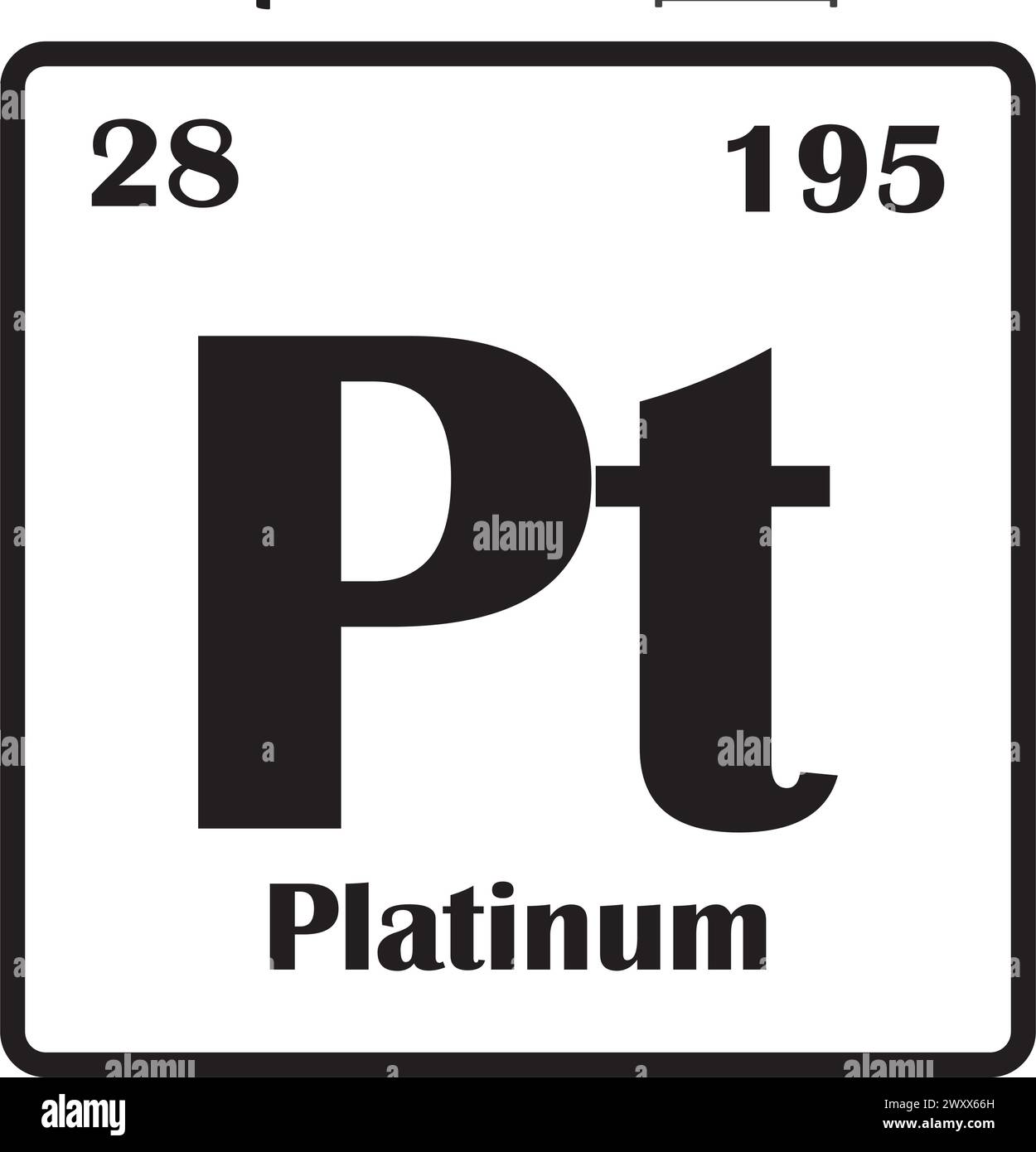 Elementos de la tabla periódica Stock-Vektorgrafiken kaufen - Alamy