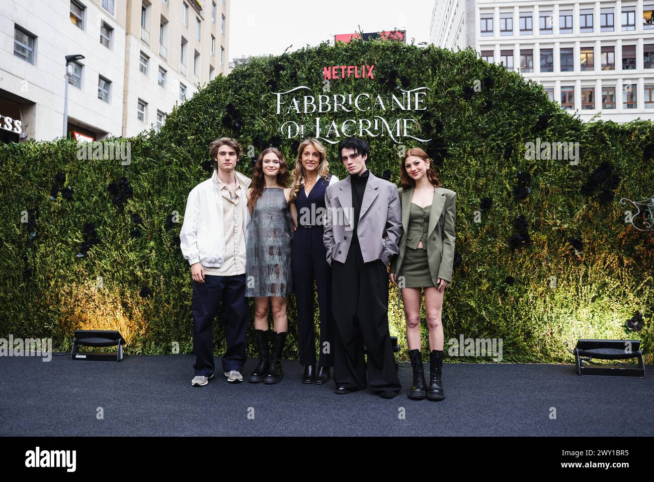 Mailand, Italien. April 2024. Mailand, der Fotoaufruf zur Einweihung ...