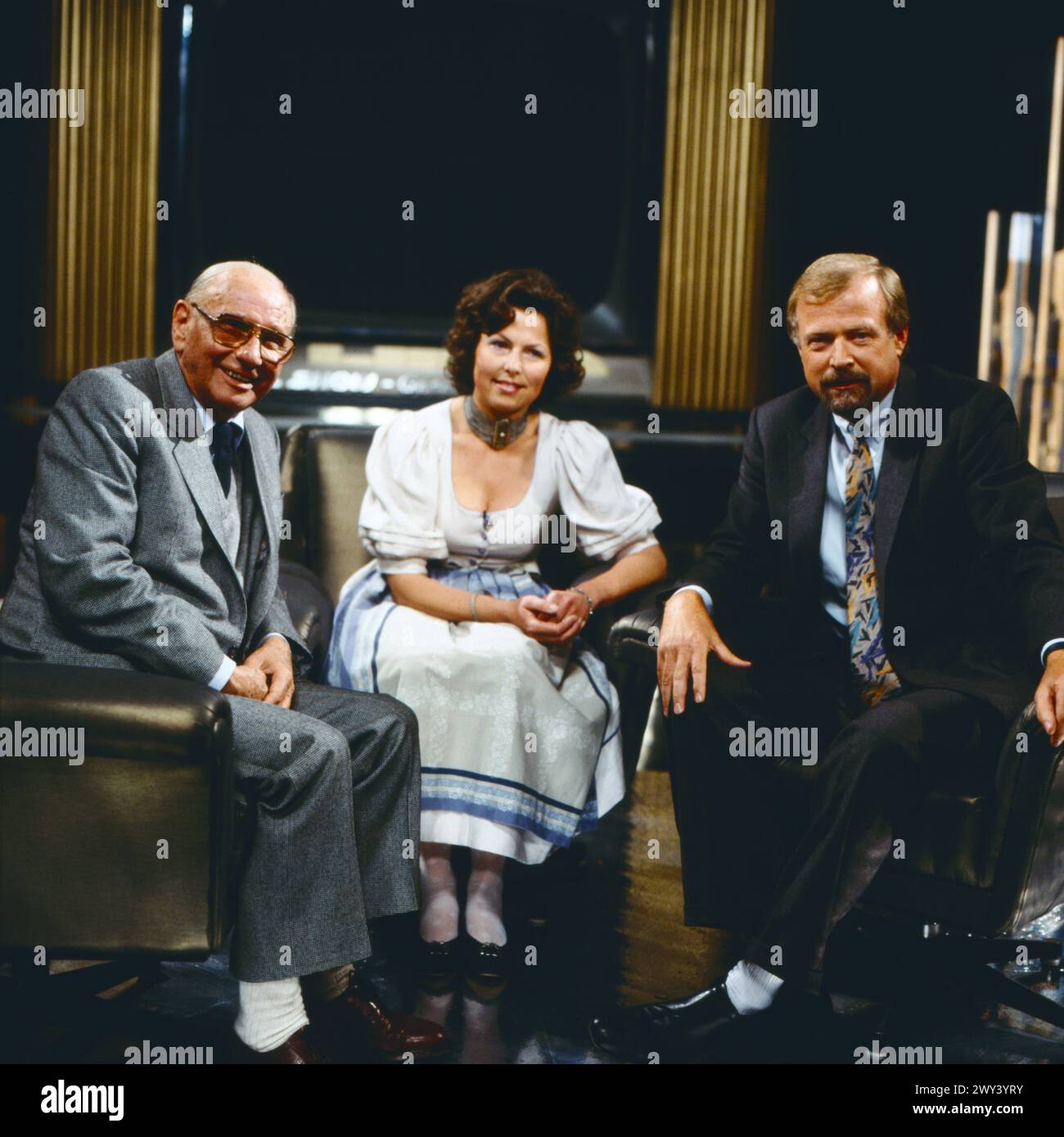 Showgeschichten, BR Talkshow, 1986, Gastgeber Gerhard Schmitt-Thiel ...