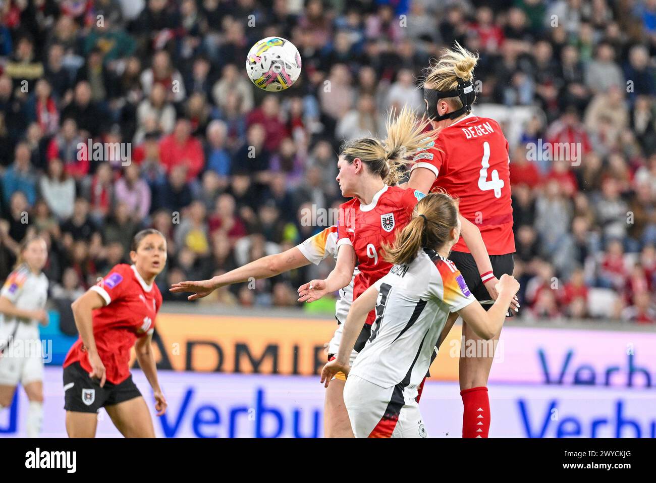 05.4,2024, Raiffeisen Arena Linz, AUT, UEFA Frauen EM Qualifikation ...