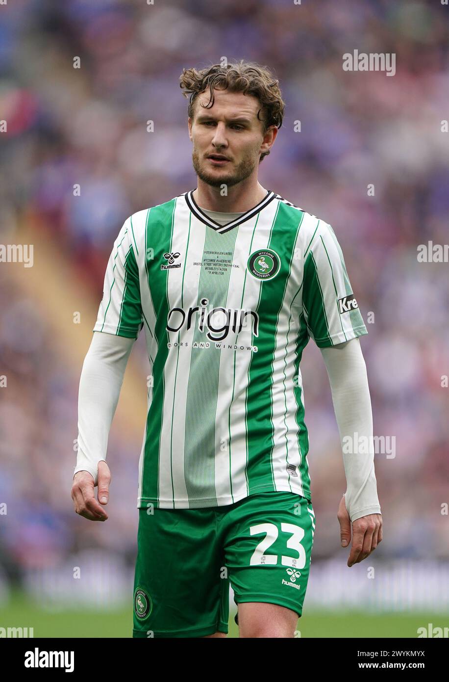 Wycombe Wanderers's Kieran Sadlier beim Finale der Bristol Street ...