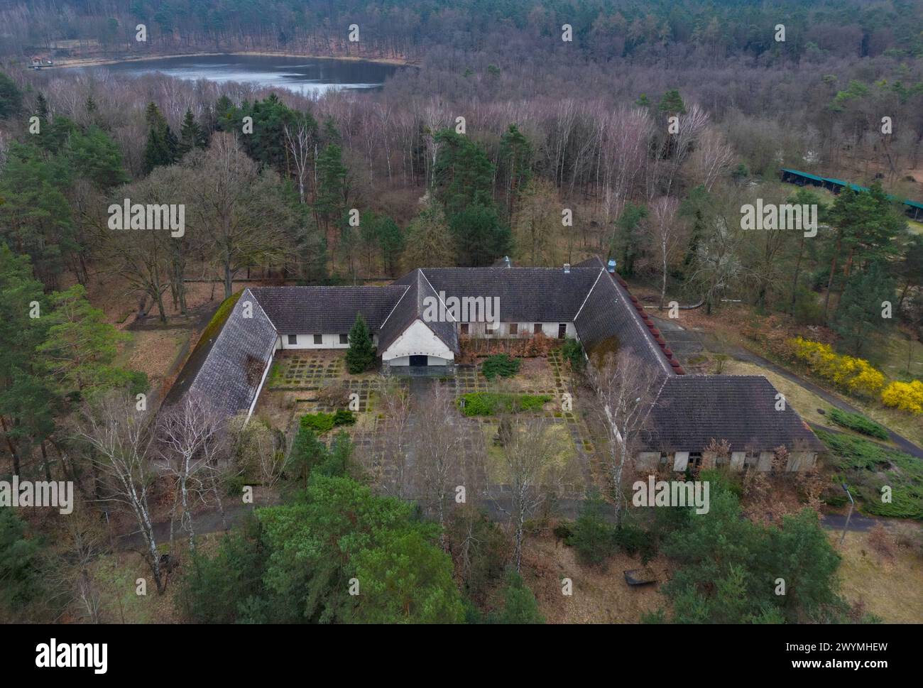 Wandlitz, Deutschland. März 2024. Die ehemalige Villa des ...