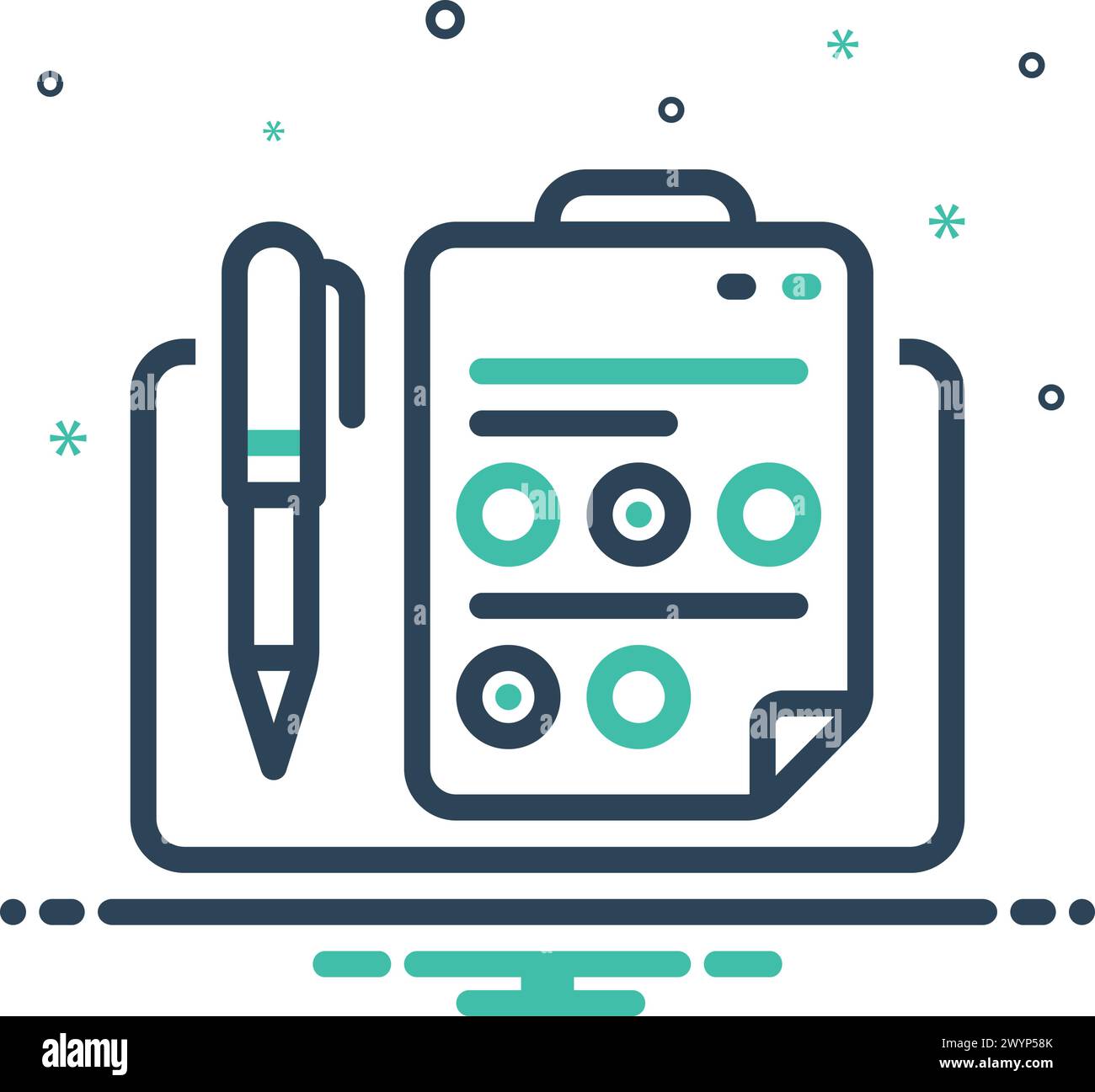 Online test symbol Stock-Vektorgrafiken kaufen - Alamy