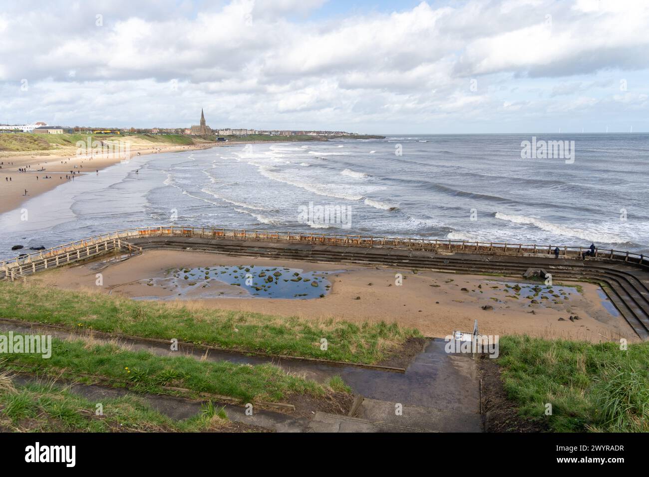 Der ehemalige Tynemouth Outdoor Swimmingpool by Longsands oder Long ...