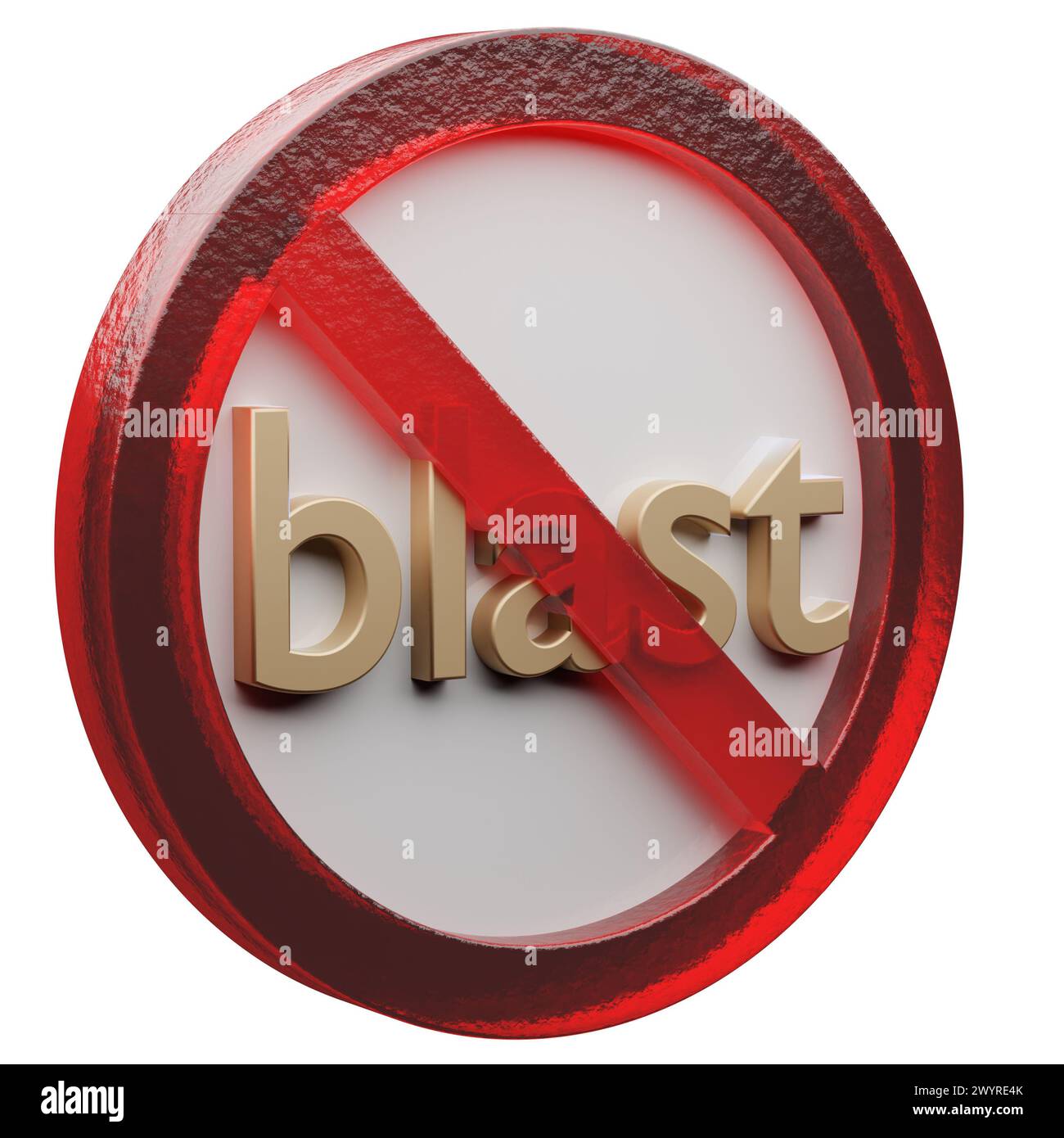 Verbot des bombensymbols Ausgeschnittene Stockfotos und -bilder - Alamy