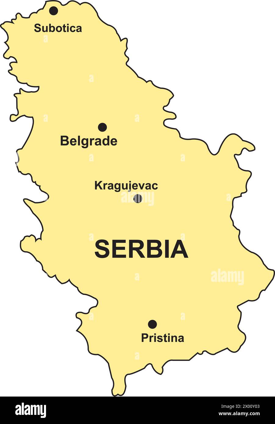 Serbien karte -Fotos und -Bildmaterial in hoher Auflösung – Alamy
