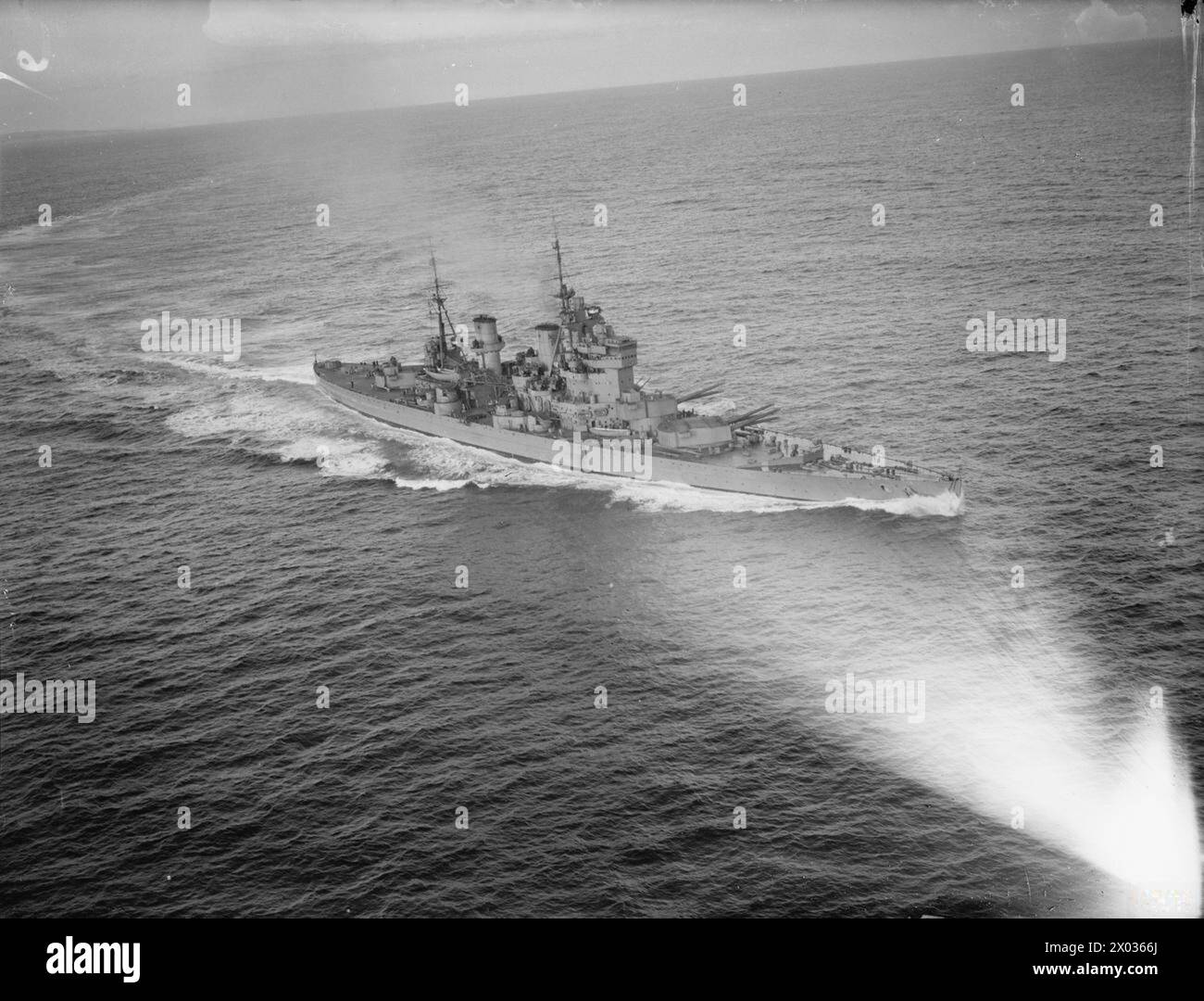 BRITISCHE KRIEGSSCHIFFE DES ZWEITEN WELTKRIEGS - das Schlachtschiff HMS ...