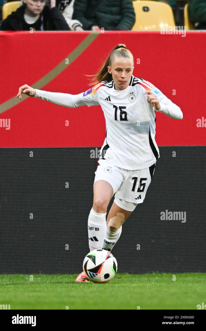 Aachen, Deutschland. April 2024. Fußball, Frauen: Qualifikation zur ...