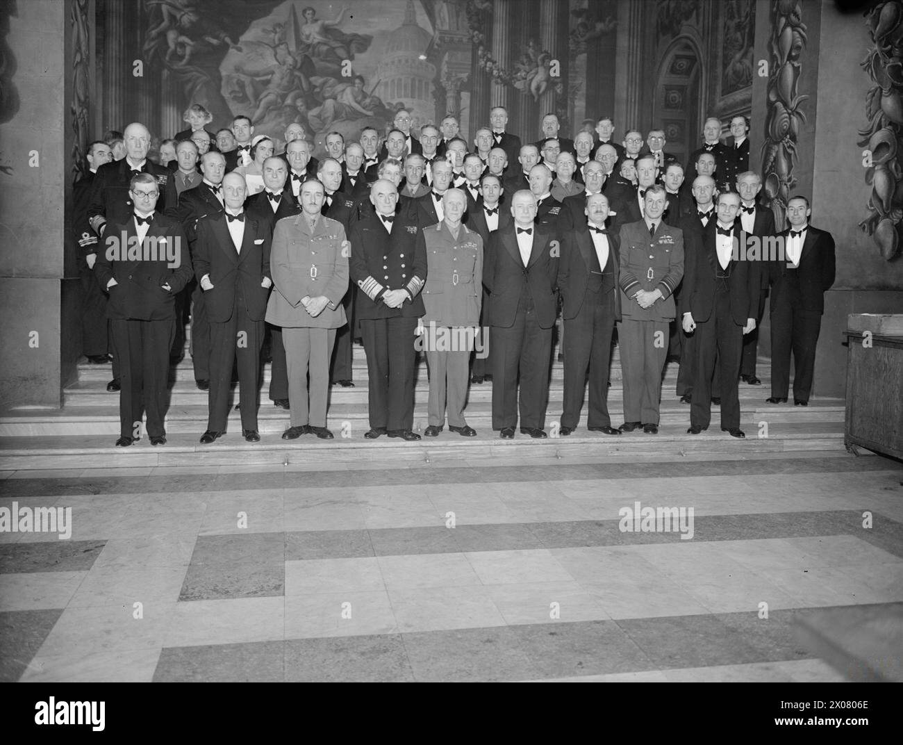 Field-Marshal Smuts wurde bei einem Abendessen im Royal Naval College ...