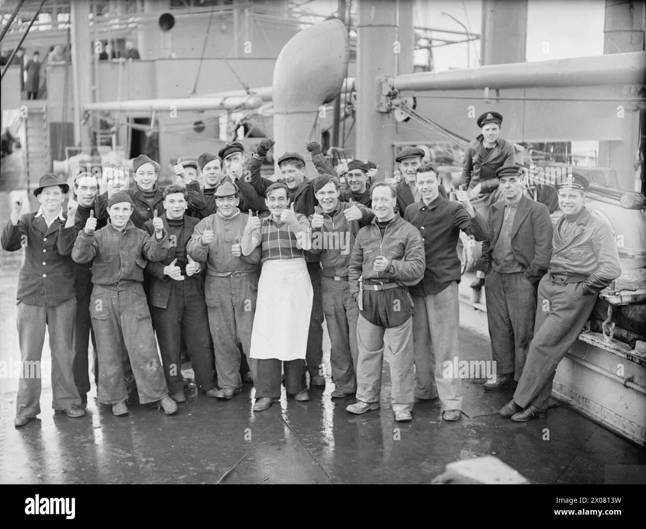 Im Januar 1941 wurden norwegische Schiffe, die aus Göteborg flohen, von ...