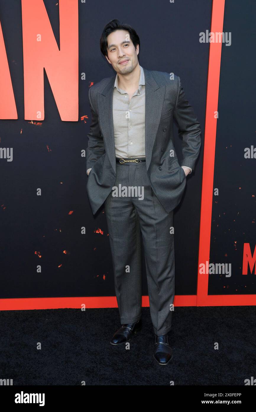 LOS ANGELES - 4. April: Desmond Chiam im Monkey man Los Angelesw ...