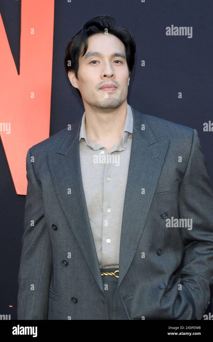 LOS ANGELES - 4. April: Desmond Chiam im Monkey man Los Angelesw ...