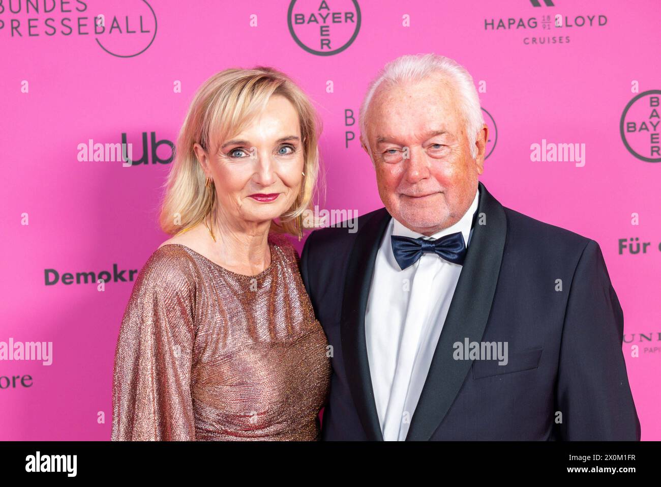Berlin Bundespresseball 2024, Berlin, 12.04.2024 Wolfgang Kubicki und ...