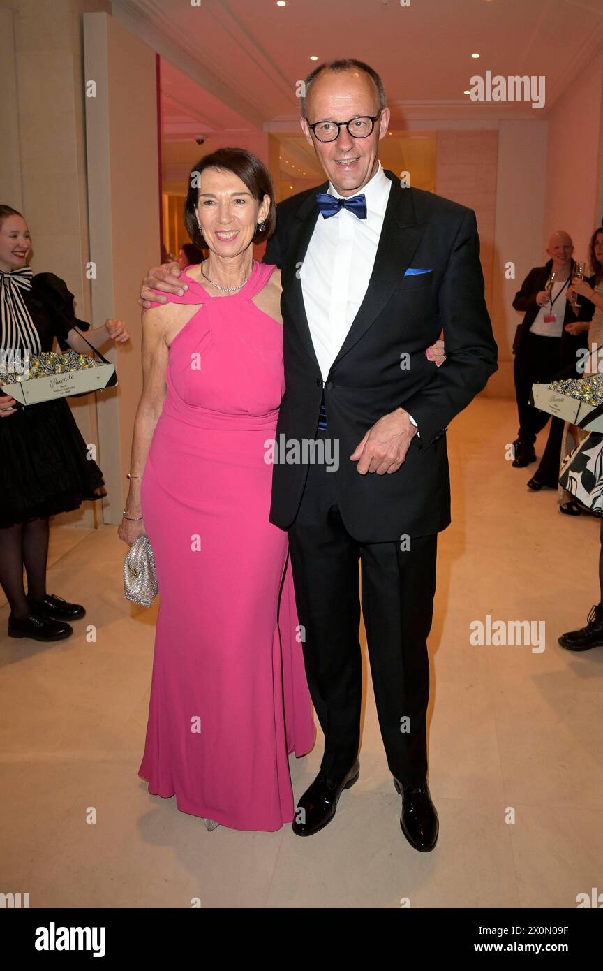 Friedrich Merz mit Ehefrau Charlotte Merz beim 71. Bundespresseball ...