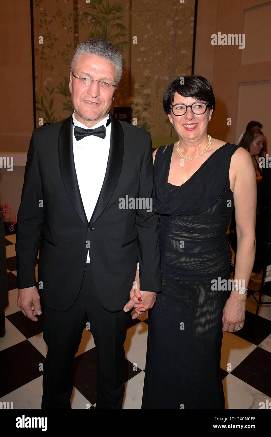 Lothar H. Wieler mit Ehefrau Elke Vieler beim 71. Bundespresseball 2024 ...