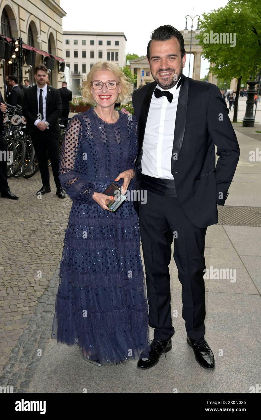 Tanja May und Tobias Render beim 71. Bundespresseball 2024 im Hotel ...