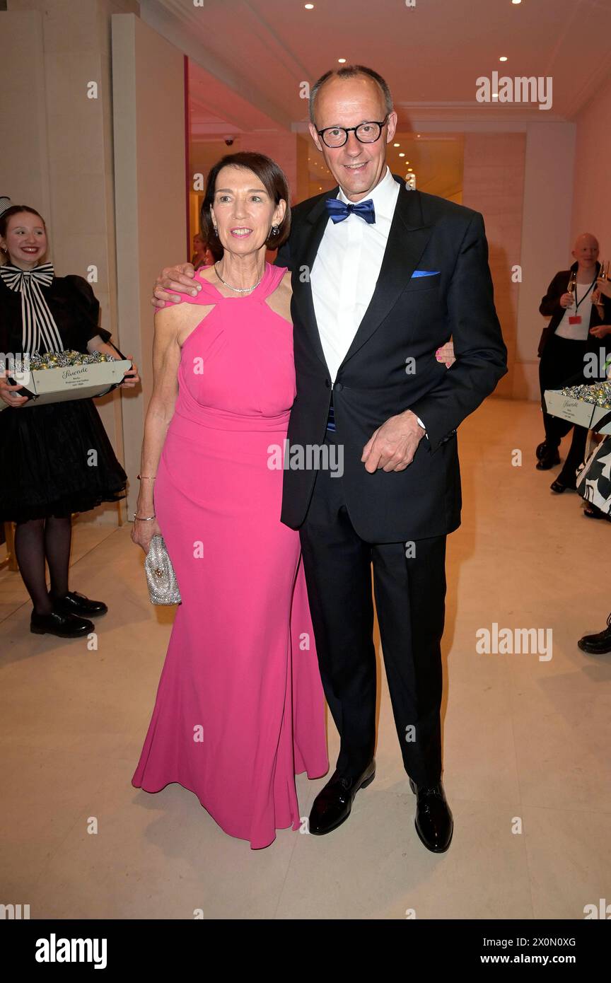 Friedrich Merz mit Ehefrau Charlotte Merz beim 71. Bundespresseball ...