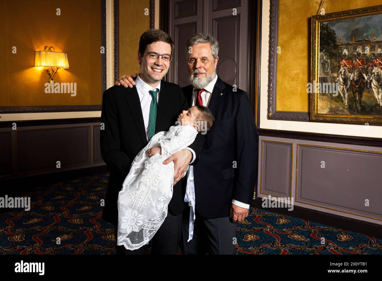 DEN HAAG, NIEDERLANDE - 13. APRIL: Taufe des Herzogs Leopold von ...