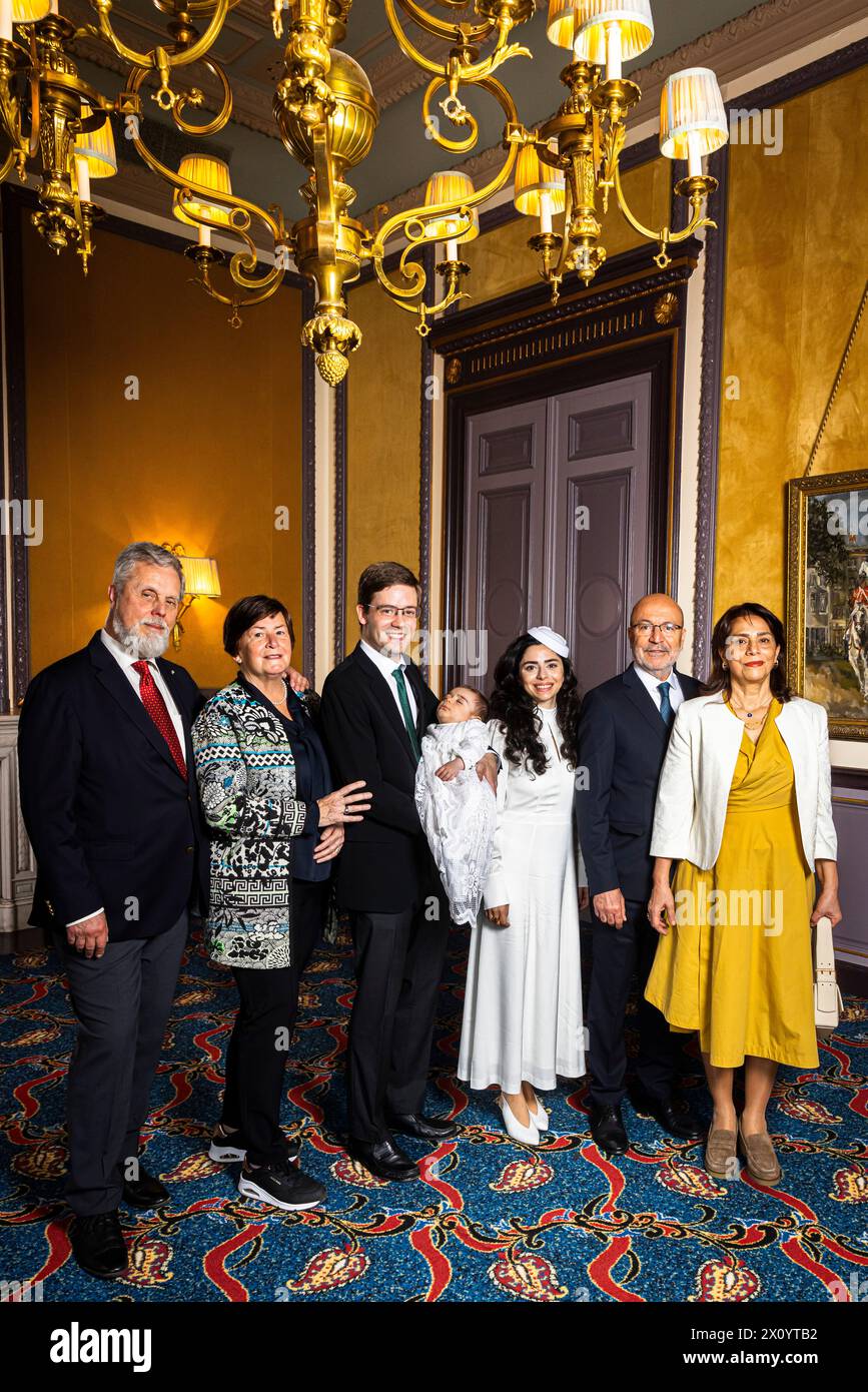 DEN HAAG, NIEDERLANDE - 13. APRIL: Taufe des Herzogs Leopold von ...