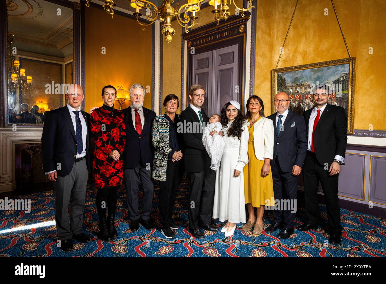 DEN HAAG, NIEDERLANDE - 13. APRIL: Taufe des Herzogs Leopold von ...