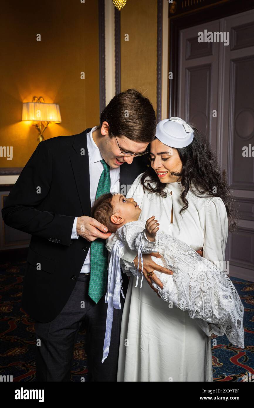 DEN HAAG, NIEDERLANDE - 13. APRIL: Taufe des Herzogs Leopold von ...