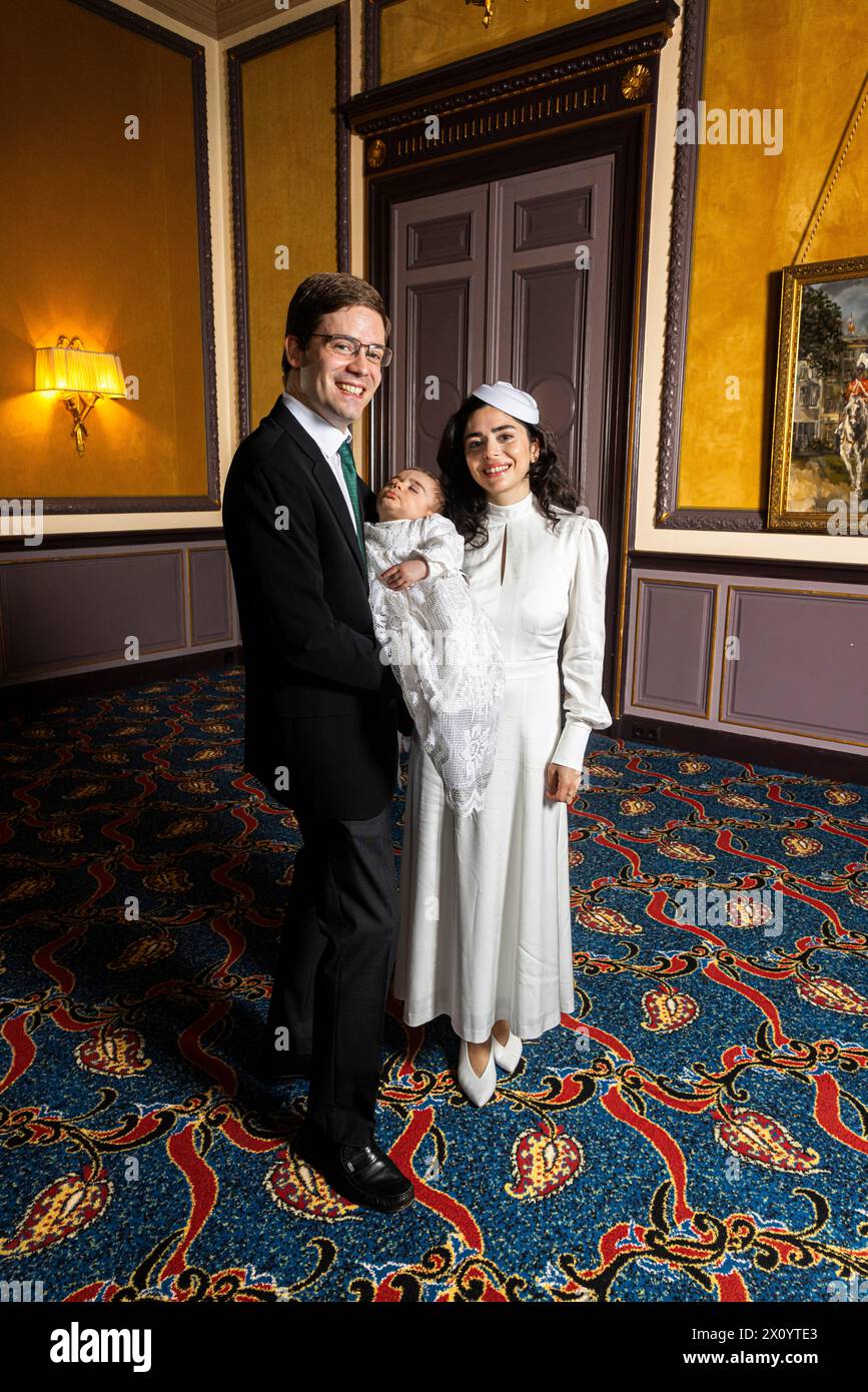 DEN HAAG, NIEDERLANDE - 13. APRIL: Taufe des Herzogs Leopold von ...