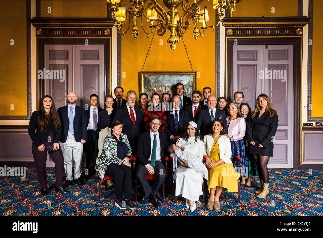 DEN HAAG, NIEDERLANDE - 13. APRIL: Taufe des Herzogs Leopold von ...