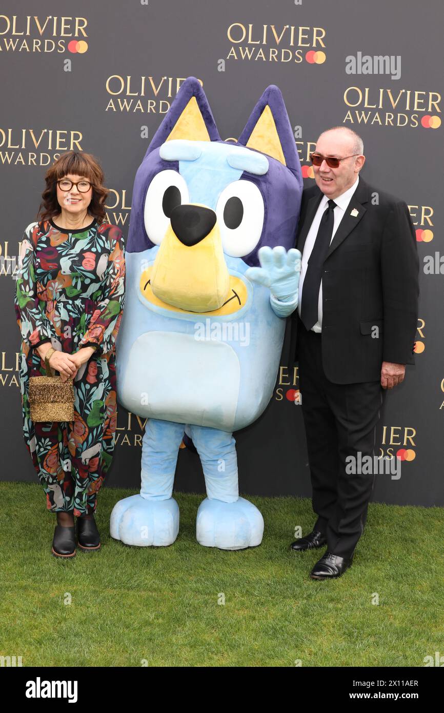 Bluey nimmt an den Olivier Awards 2024 mit Mastercard in der Royal ...
