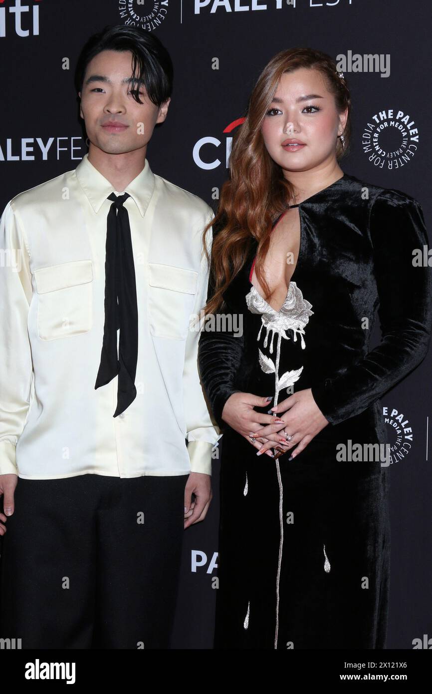 LOS ANGELES – 14. April: Dallas James Liu, Elizabeth Yu beim PaleyFEST ...