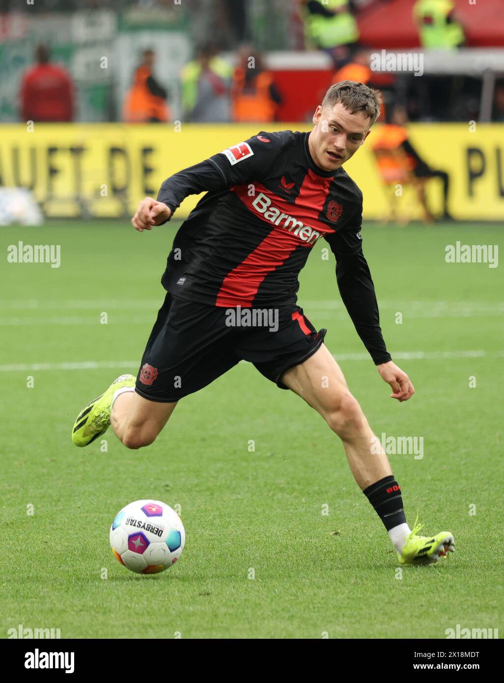 Leverkusen, Deutschland. April 2024. Florian Wirtz (Bayer), Leverkusen ...