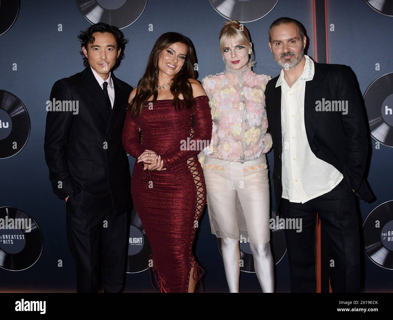 Los Angeles, USA. April 2024. Justin H. Min, Nelly Furtado, Lucy ...