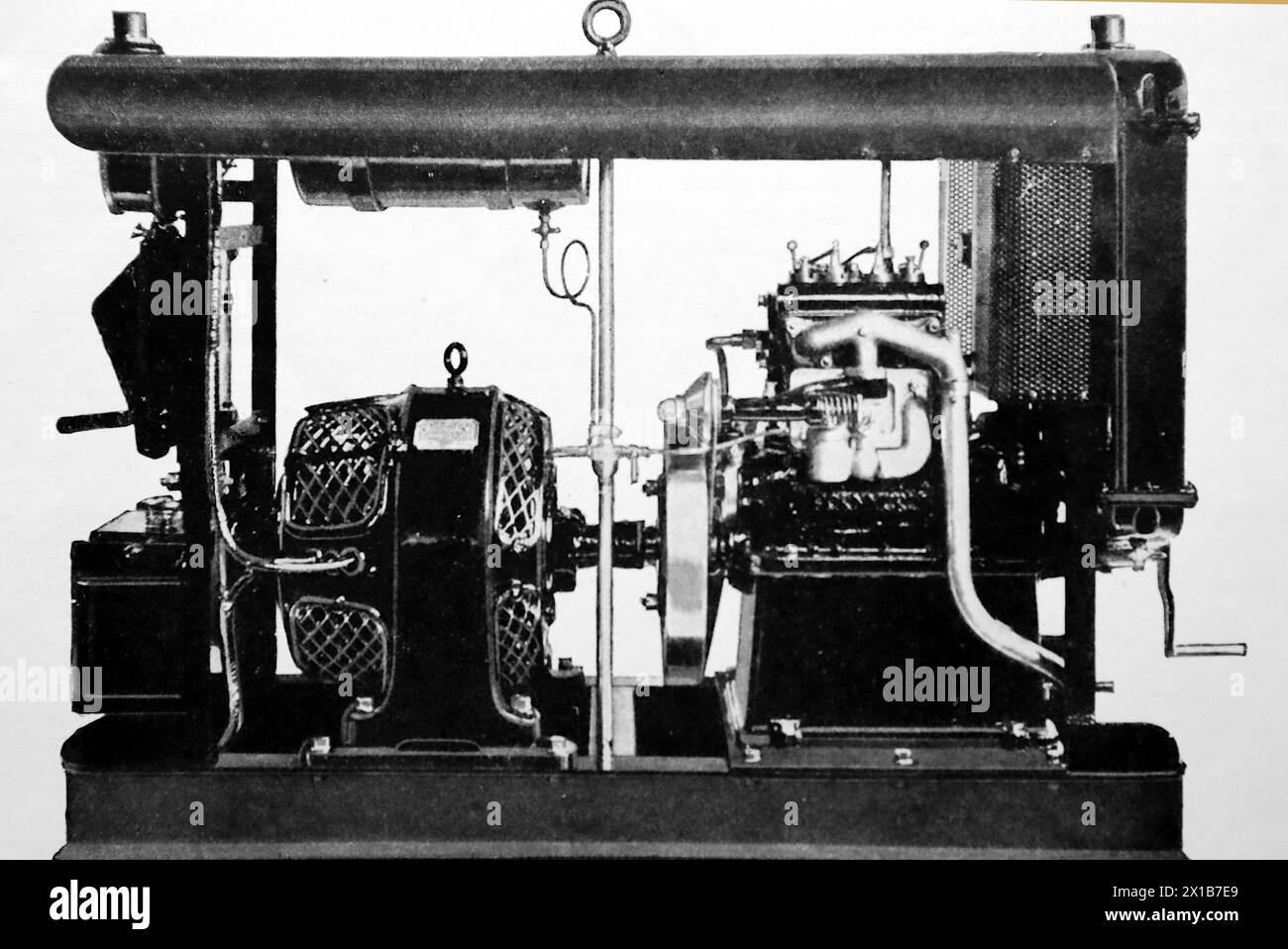 Foto aus einer historischen veröffentlichung im ingenieurwesen -Fotos ...