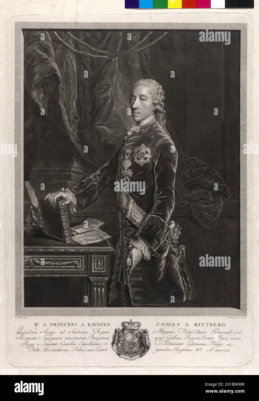 Kaunitz-Rietberg, Wenzel Anton Prinz von, Bild (Halbfigur ...