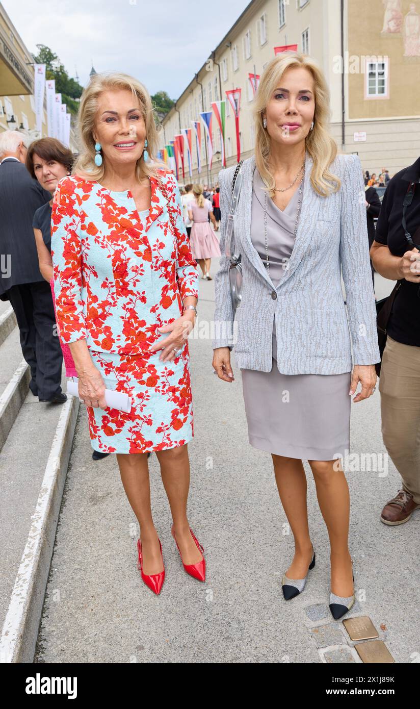 Renate THYSSEN HENNE , Gabriele Prinzessin zu LEININGEN ( Begum Aga Khan ), - Eröffnung des ...