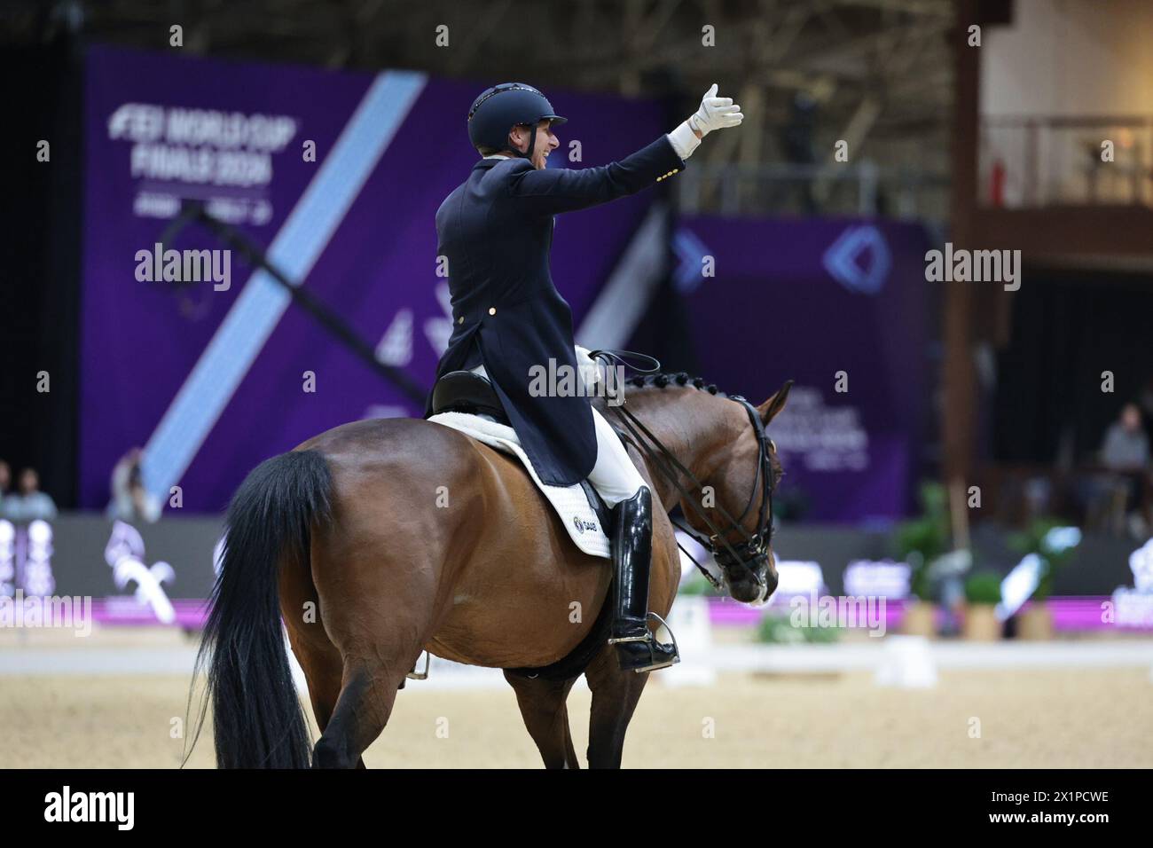 Patrik Kittel aus Schweden mit Touchdown während des Grand Prix von ...