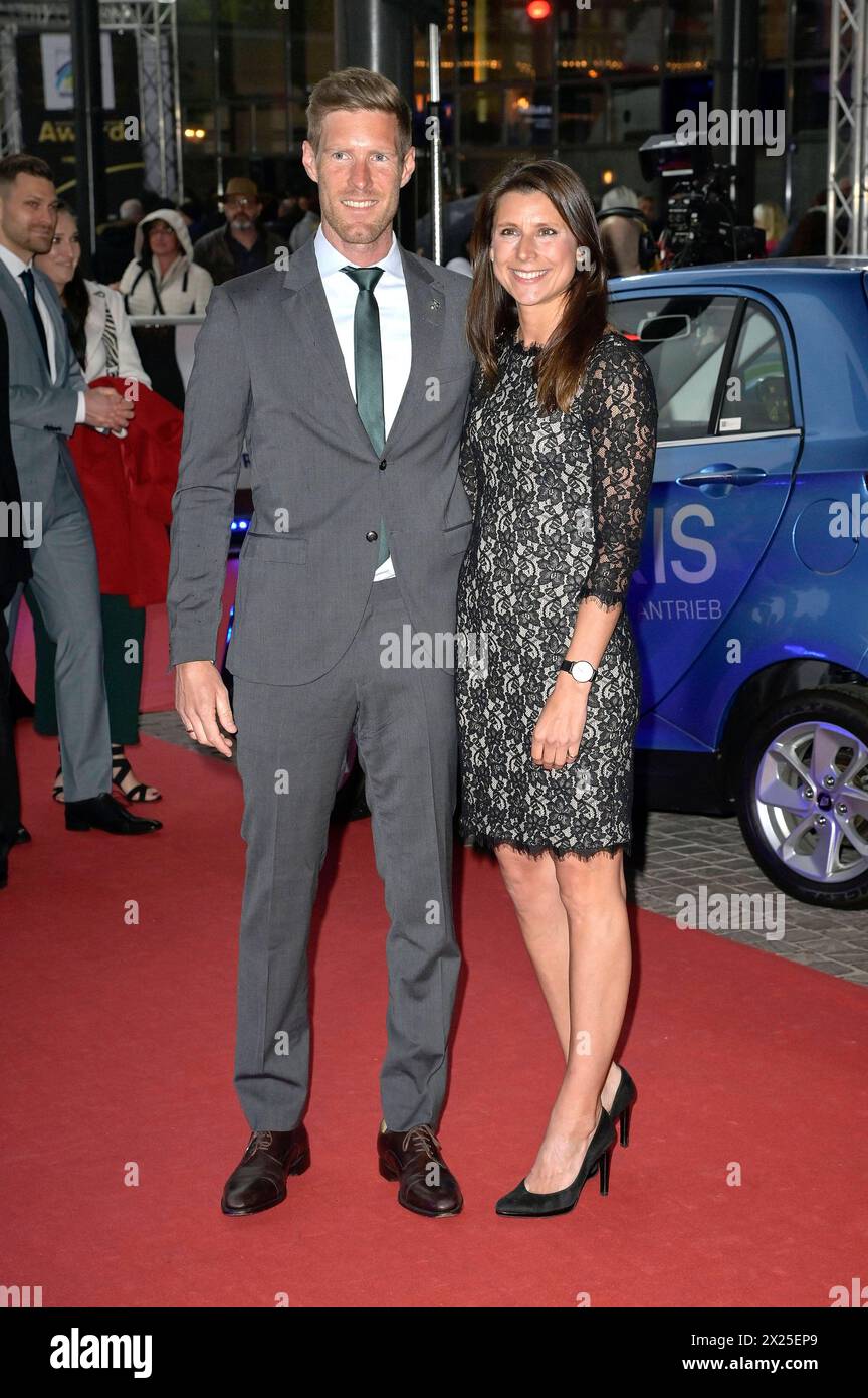 Nicolas Mack und Ann-Katrin Mack bei der Verleihung des 24. Radio ...