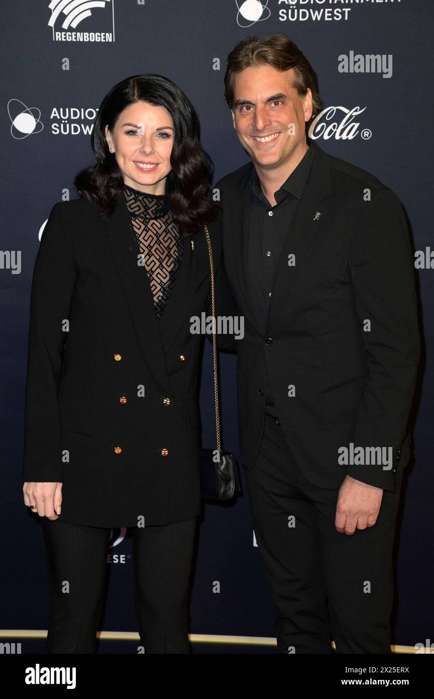 Katja Mack und Thomas Mack bei der Verleihung des 24. Radio Regenbogen ...