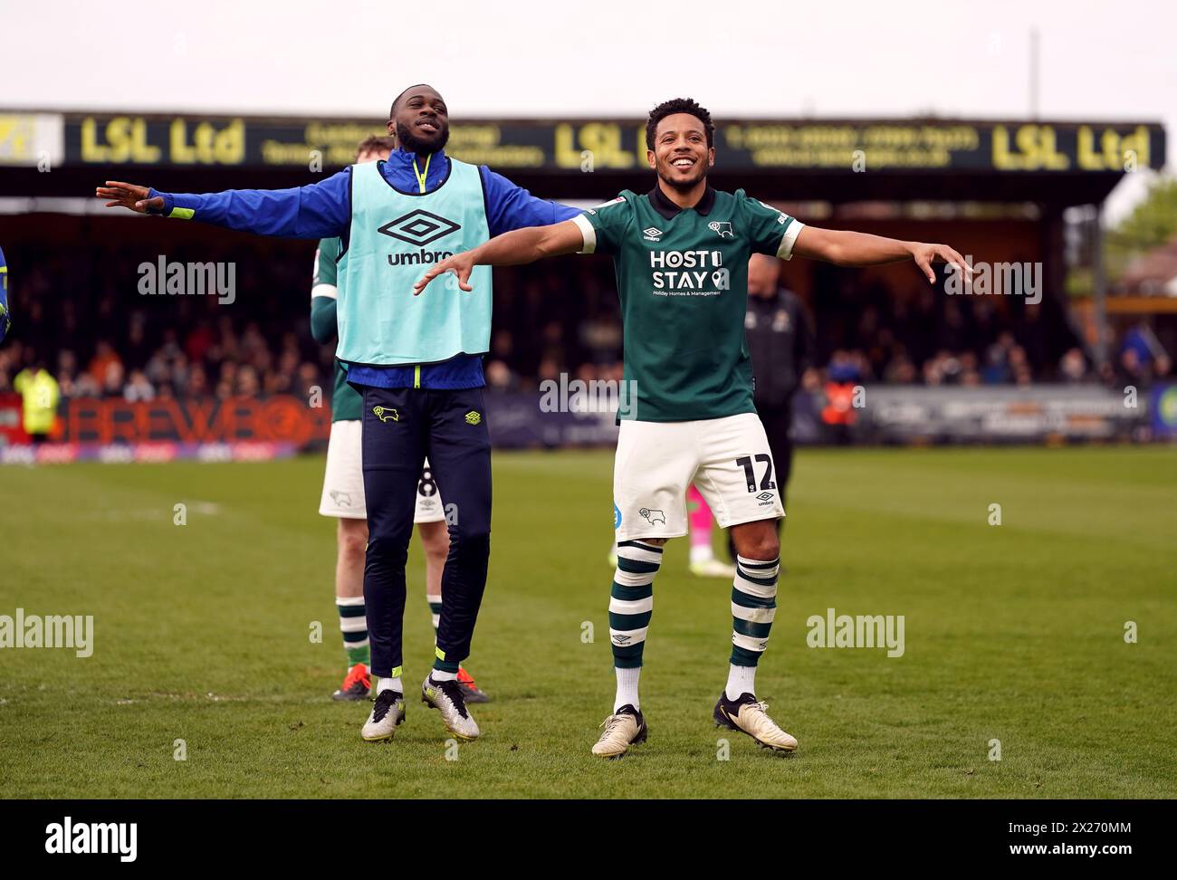 Korey Smith von Derby County nach dem Spiel der Sky Bet League One im ...